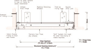 Rigitone Style Access Panel - The Access Panel Company