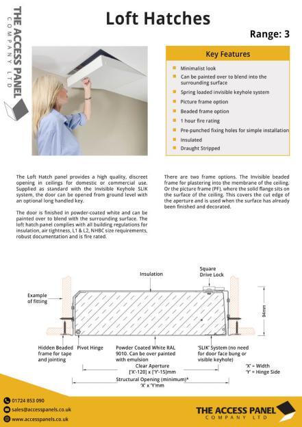 Invisible Loft Hatch