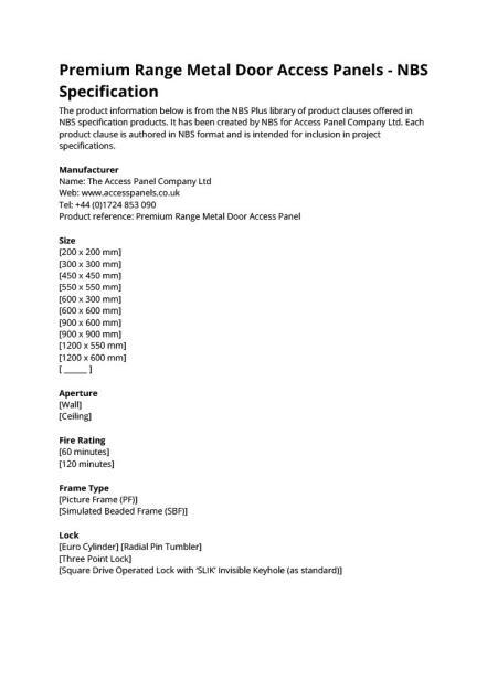 Premium Range Metal Door