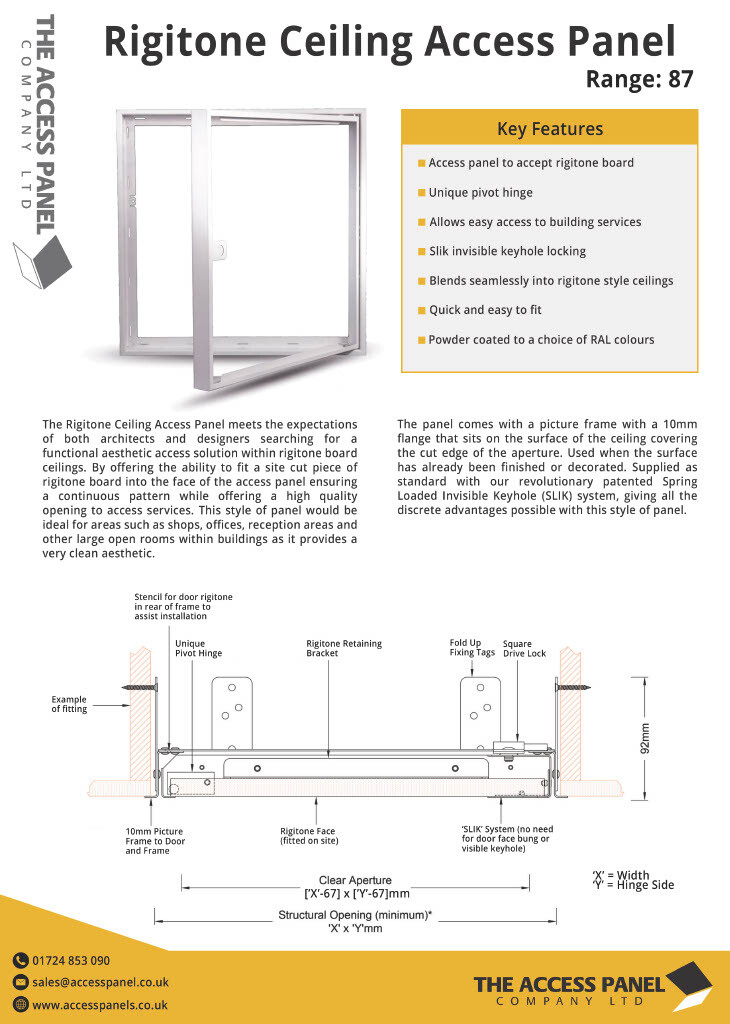 Rigitone Style Access Panel