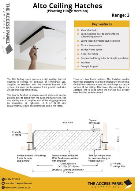 Alto Ceiling Hatch