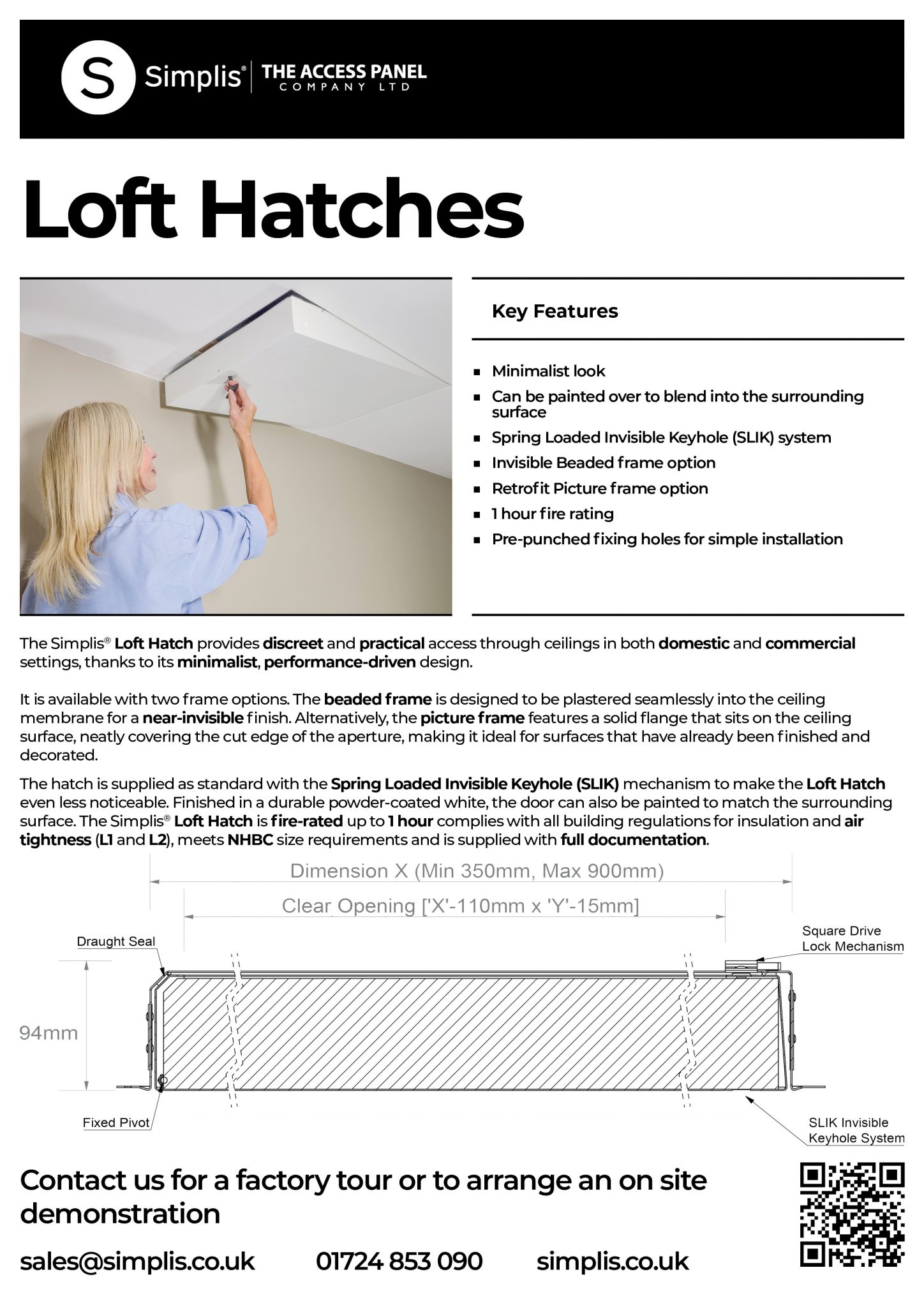 Invisible Loft Hatch